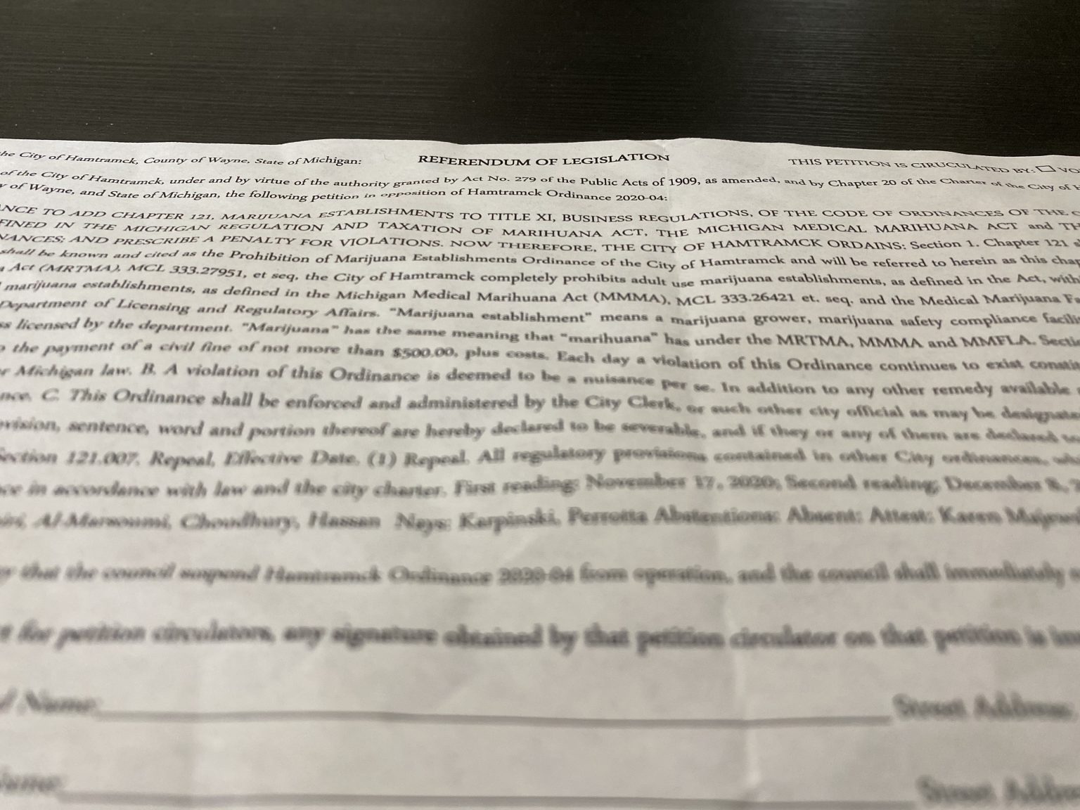 The Yemeni American » Petition to protest Hamtramck marijuana ban has ...